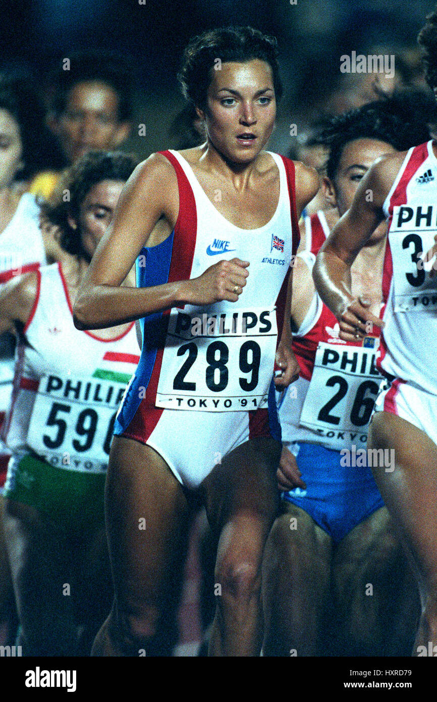 JILL HUNTER 10000 METRES 20 February 1992 Stock Photo - Alamy