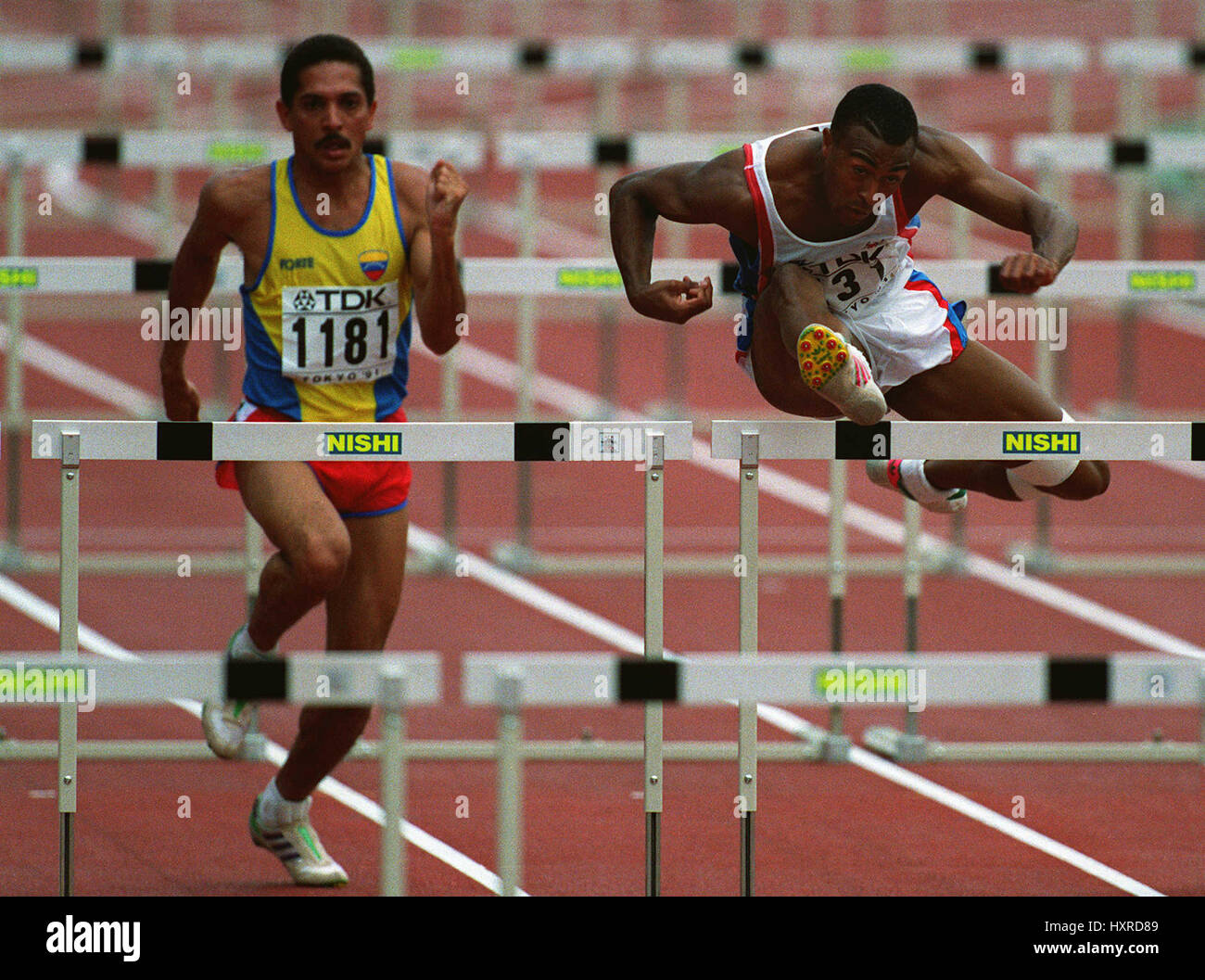 Colin jackson hurdles hi-res stock photography and images - Alamy