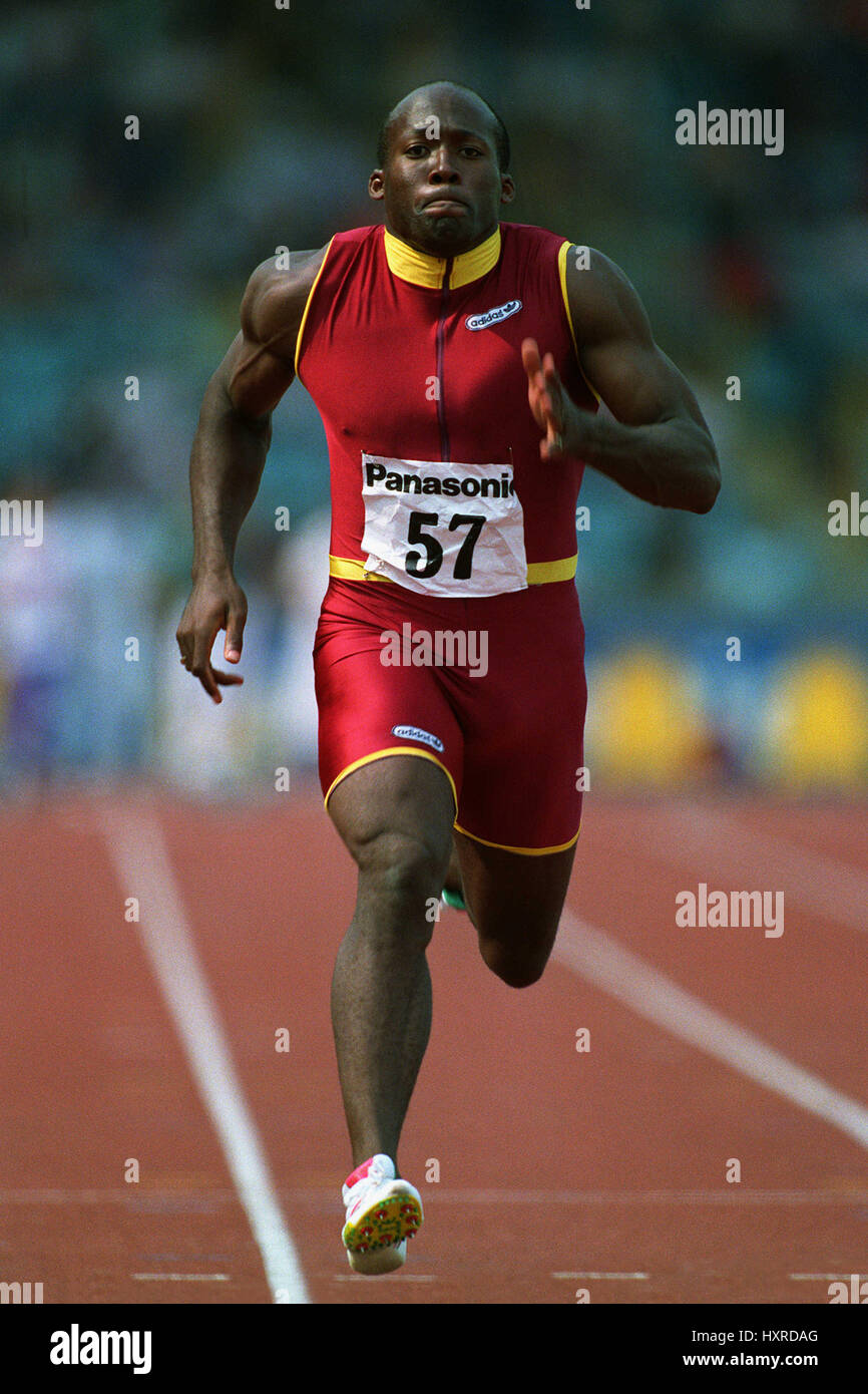 JOHN REGIS 200 METRES 02 July 1992 Stock Photo - Alamy