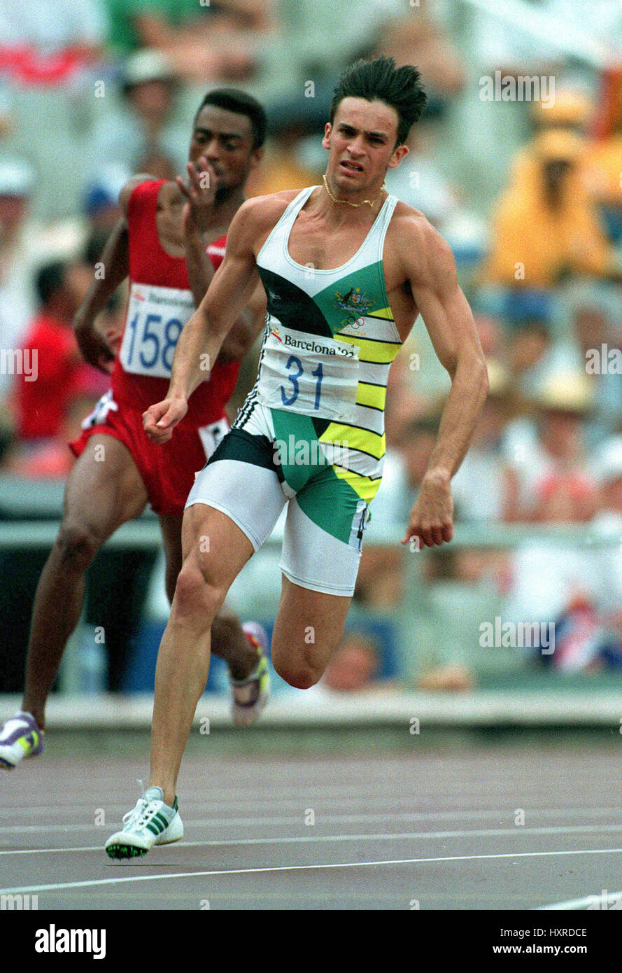 DEAN CAPOBIANCO 200 METRES 13 August 1992 Stock Photo - Alamy