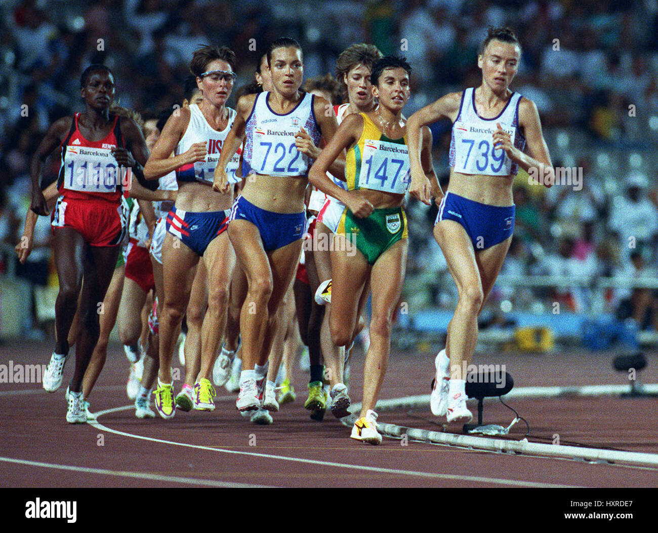 OLYMPIC 10000 METRES FINAL BARCELONA 14 August 1992 Stock Photo - Alamy