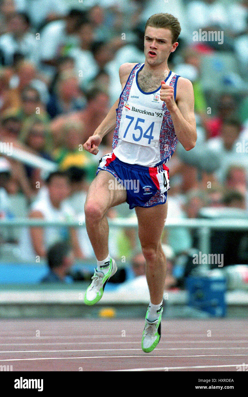 CURTIS ROBB 800 METRES 17 August 1992 Stock Photo - Alamy