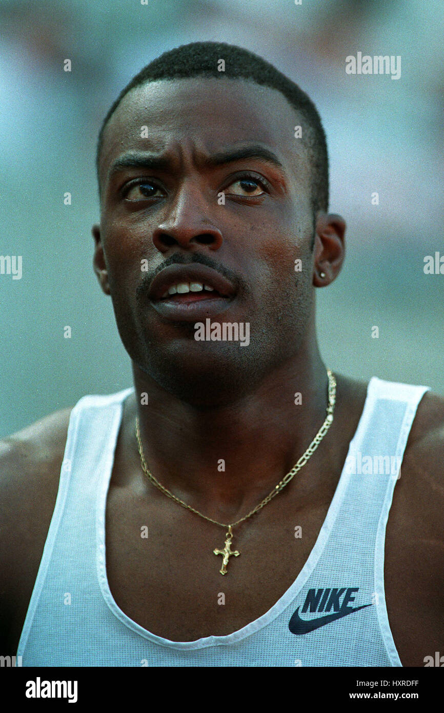 JACK PIERCE 110 METRE HURDLES 19 August 1992 Stock Photo - Alamy