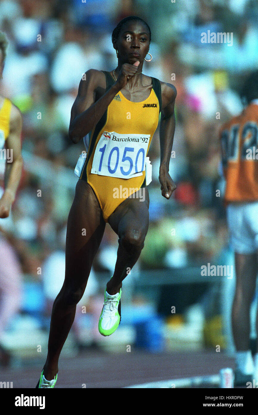 GRACE JACKSON 200 METRES 19 August 1992 Stock Photo - Alamy