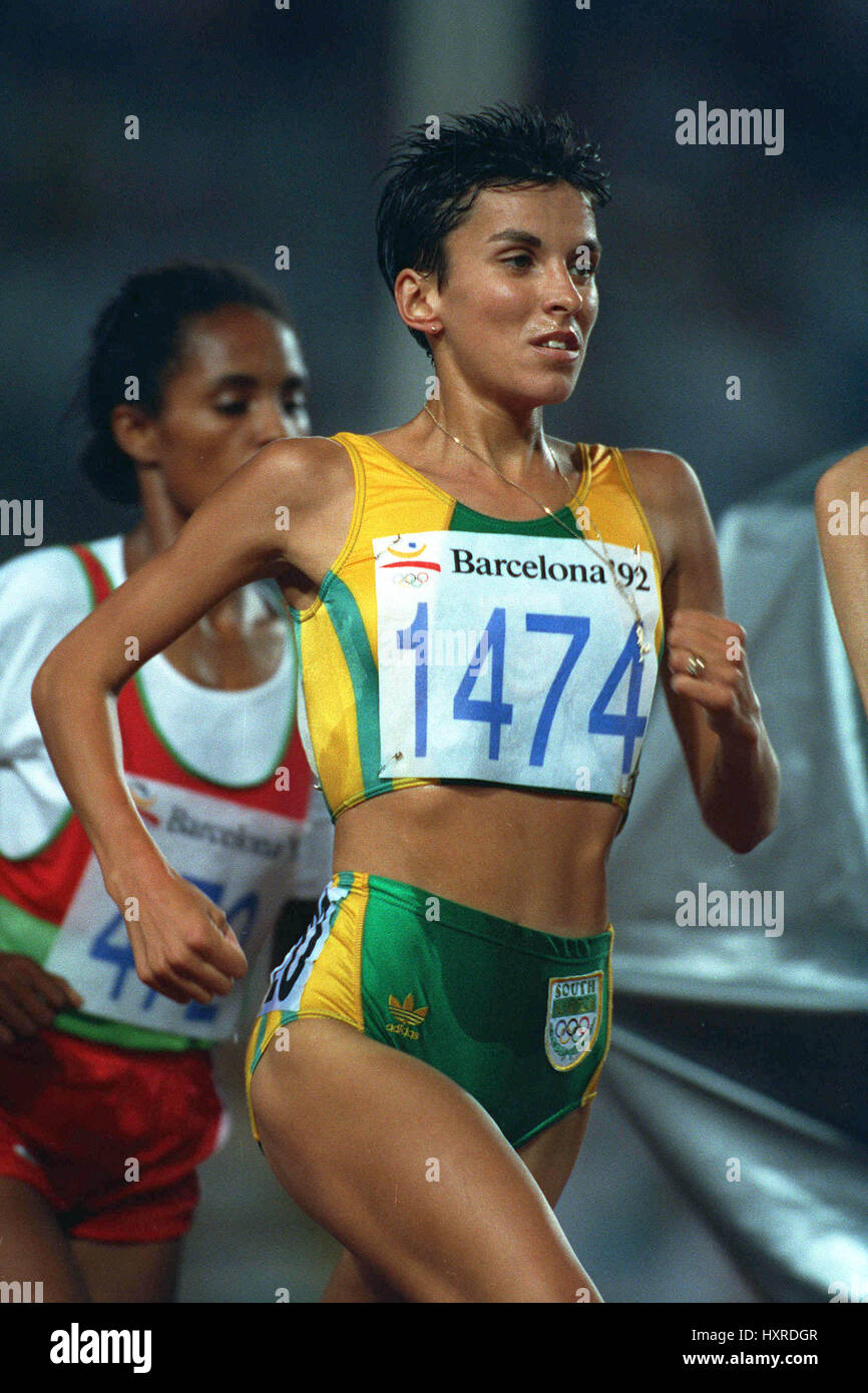 ELANA MEYER 5000 METRES 21 August 1992 Stock Photo - Alamy