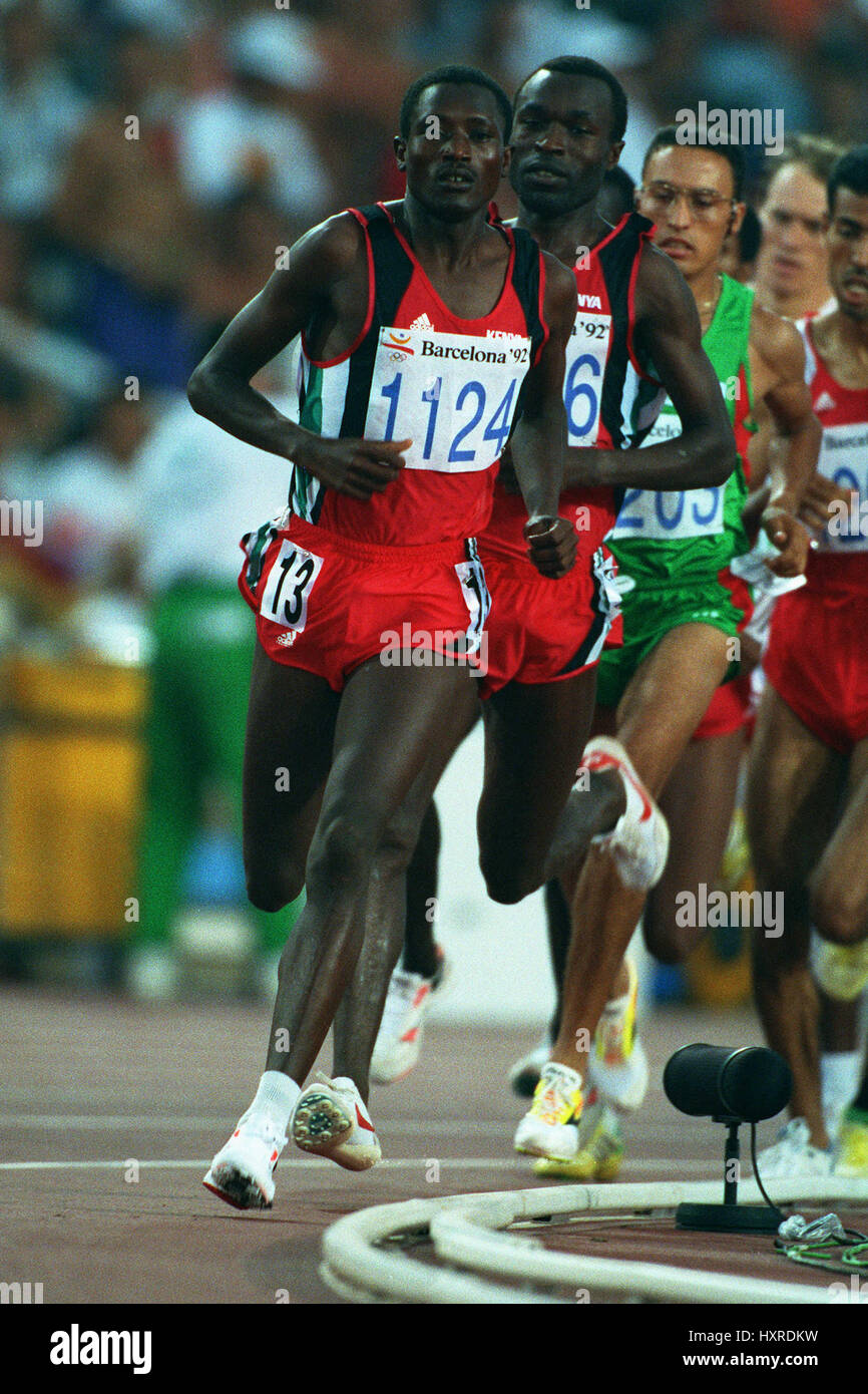 DOMINIC KIRUI 5000 METRES 03 August 1992 Stock Photo - Alamy