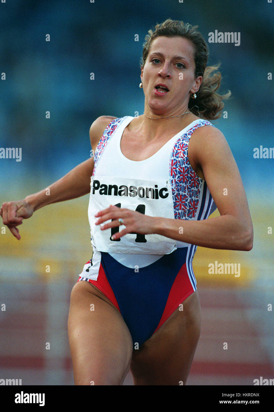 SALLY GUNNELL 400 METRE HURDLES 18 July 1993 Stock Photo - Alamy