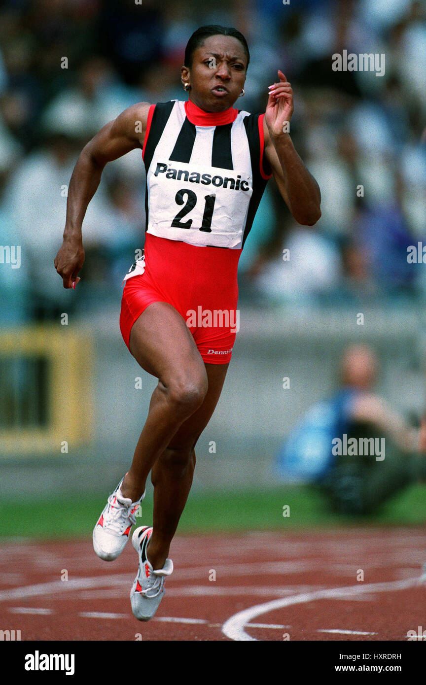 SIMMONE JACOBS 200 METRES 18 July 1993 Stock Photo - Alamy