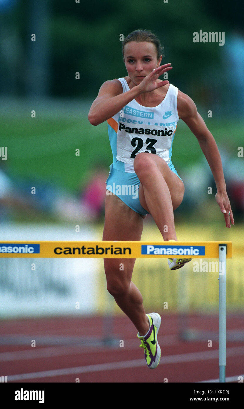 JACQUI PARKER 400 METRE HURDLES 18 July 1993 Stock Photo - Alamy