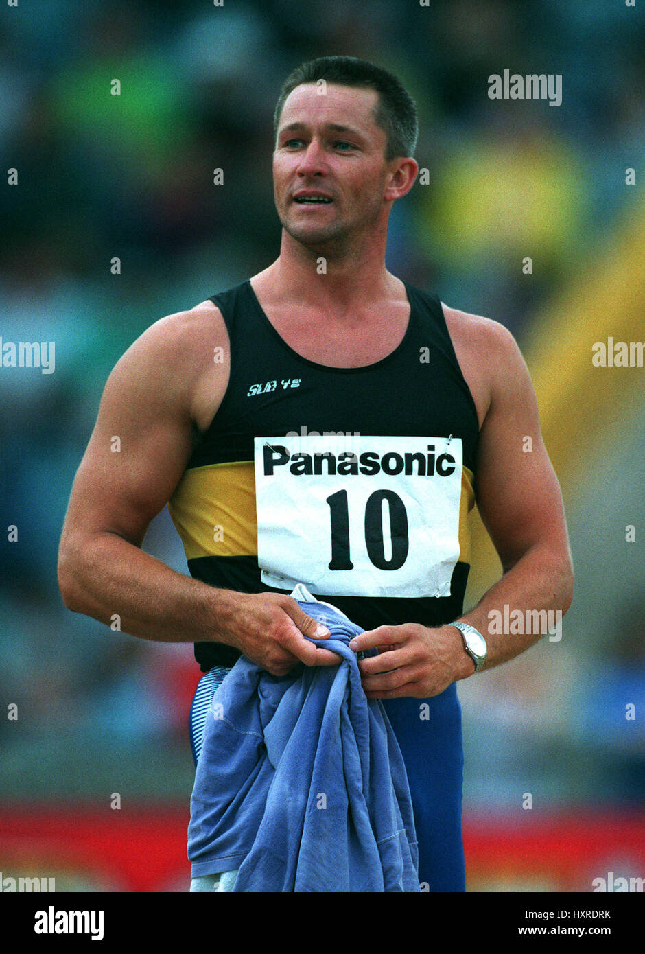 COLIN MACKENZIE JAVELIN 19 July 1993 Stock Photo - Alamy
