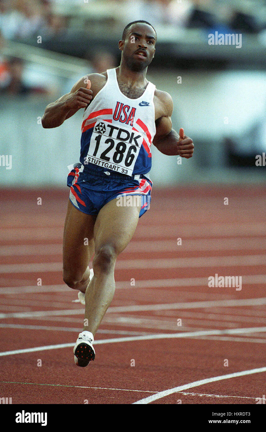 ANDRE CASON 100 METRES 26 August 1993 Stock Photo - Alamy