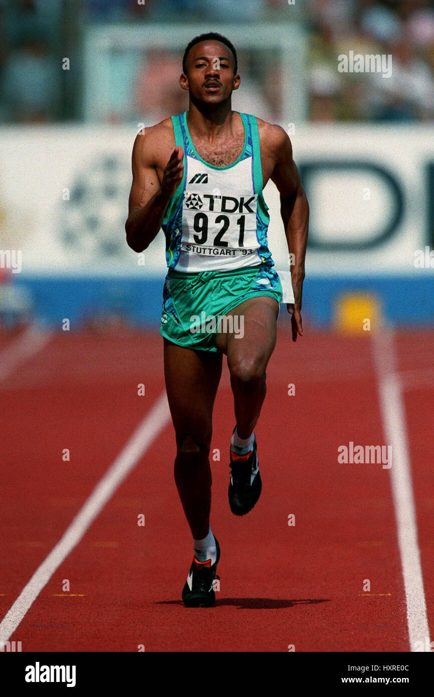 FRANK FREDERICKS 200 METRES 19 August 1993 Stock Photo - Alamy