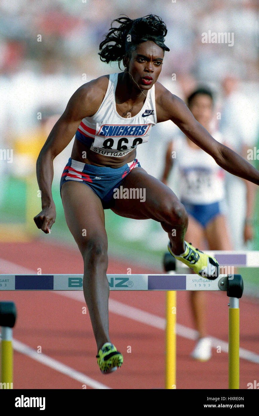 SANDRA FARMER-PATRICK 400 METRE HURDLES 18 August 1993 Stock Photo - Alamy