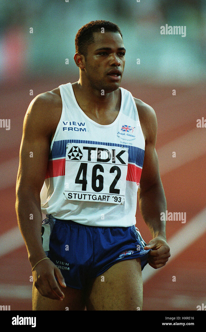DUAINE LADEJO 400 METRES 18 August 1993 Stock Photo - Alamy