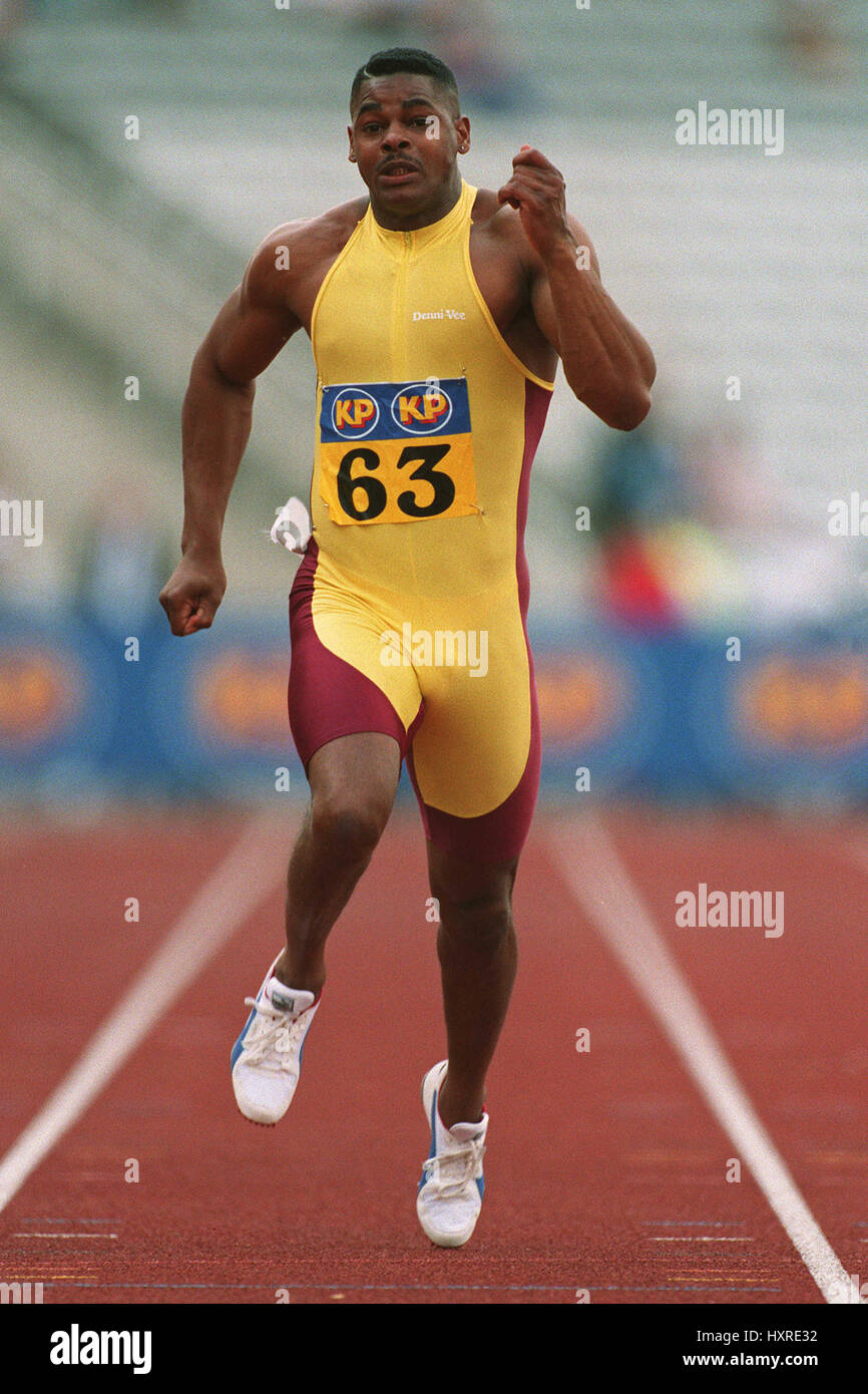 LENNY PAUL 100 METRES 13 June 1994 Stock Photo - Alamy