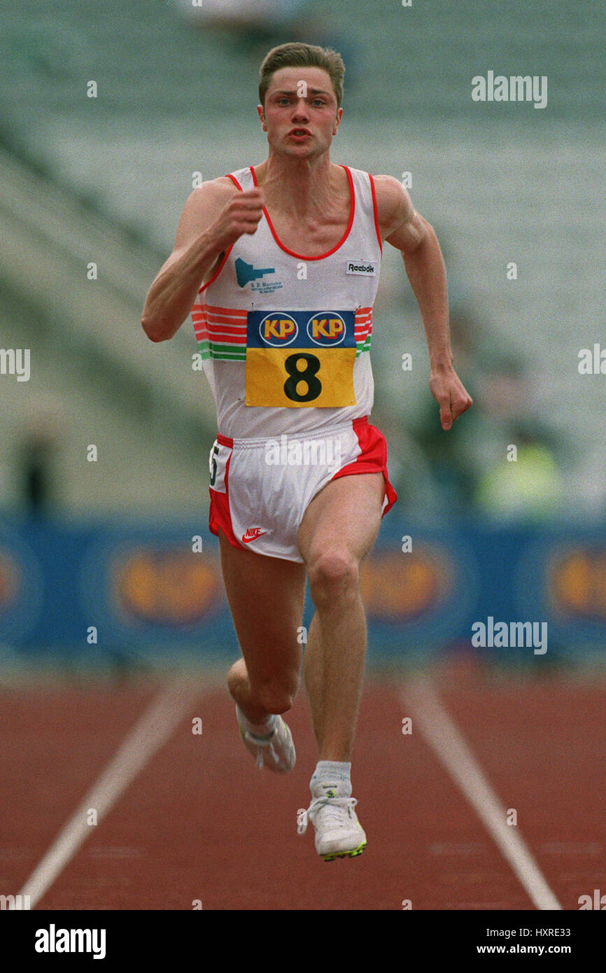TOBY BOX 100 METRES 13 June 1994 Stock Photo - Alamy