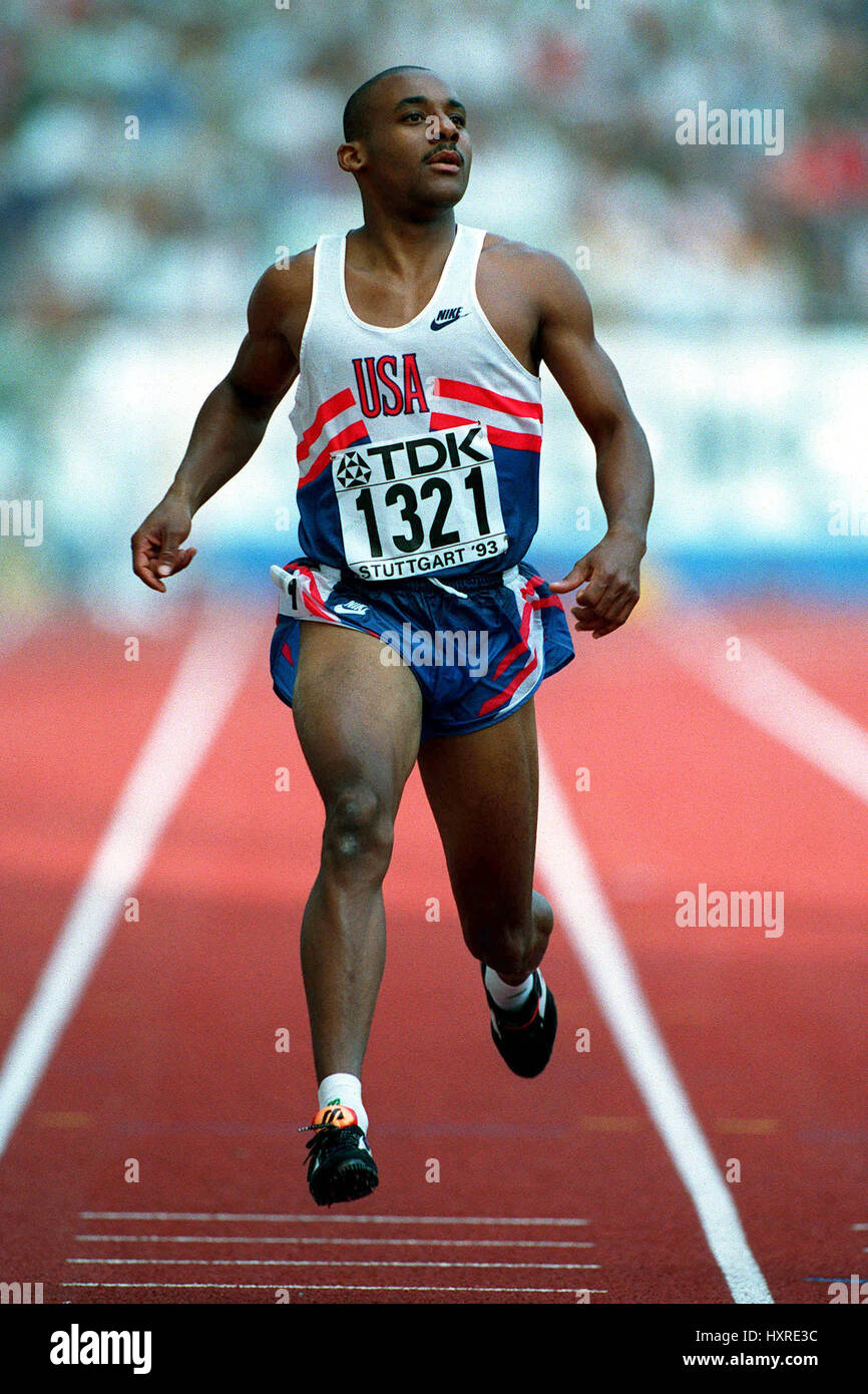 MIKE MARSH . 200 METRES 19 August 1993 Stock Photo - Alamy
