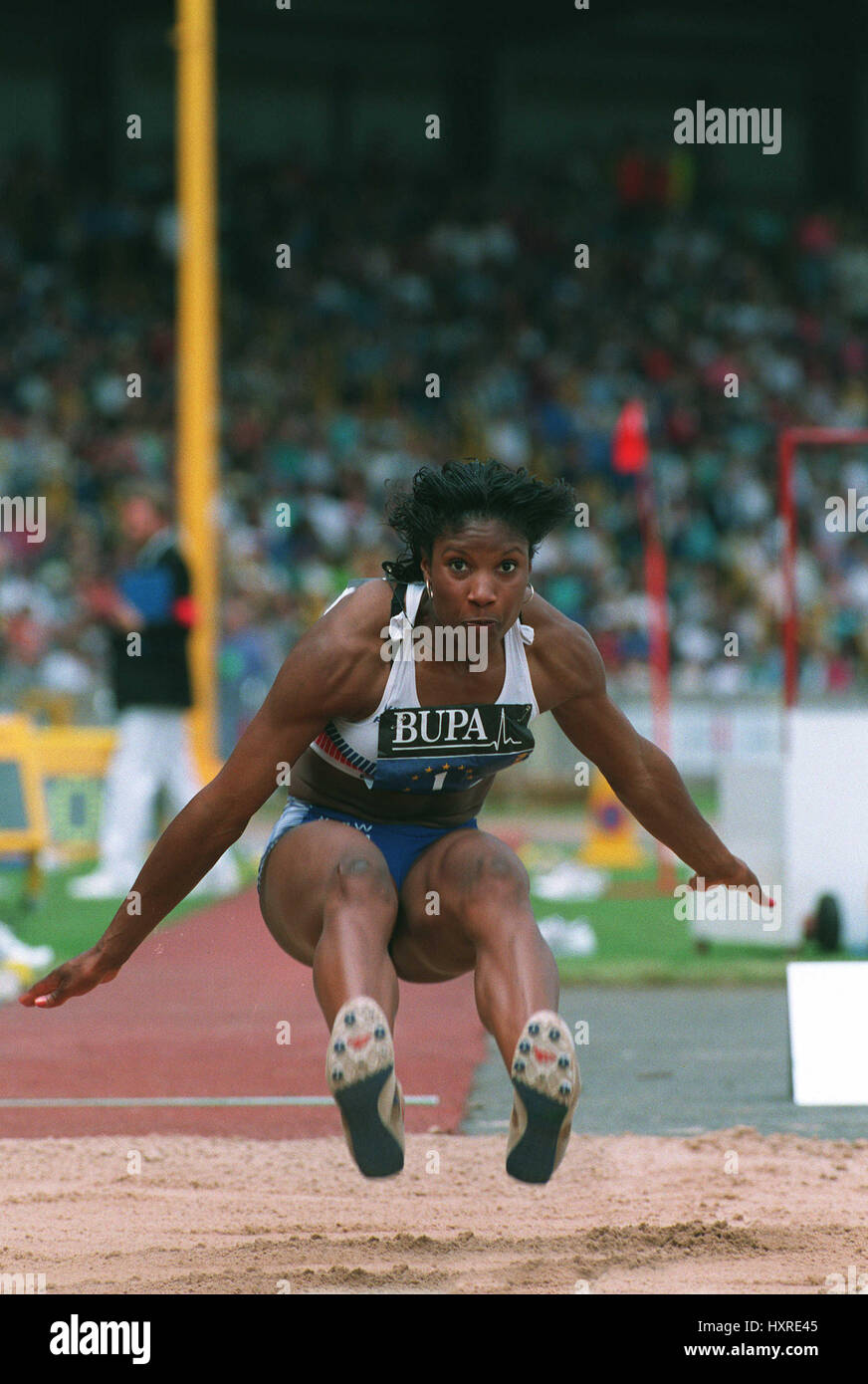 DENISE LEWIS LONG JUMP 27 June 1994 Stock Photo - Alamy
