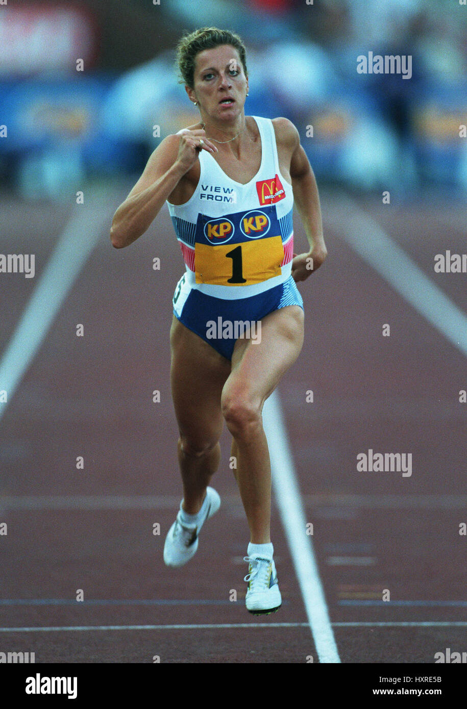 SALLY GUNNELL 400 METRES HURDLES 23 July 1994 Stock Photo - Alamy