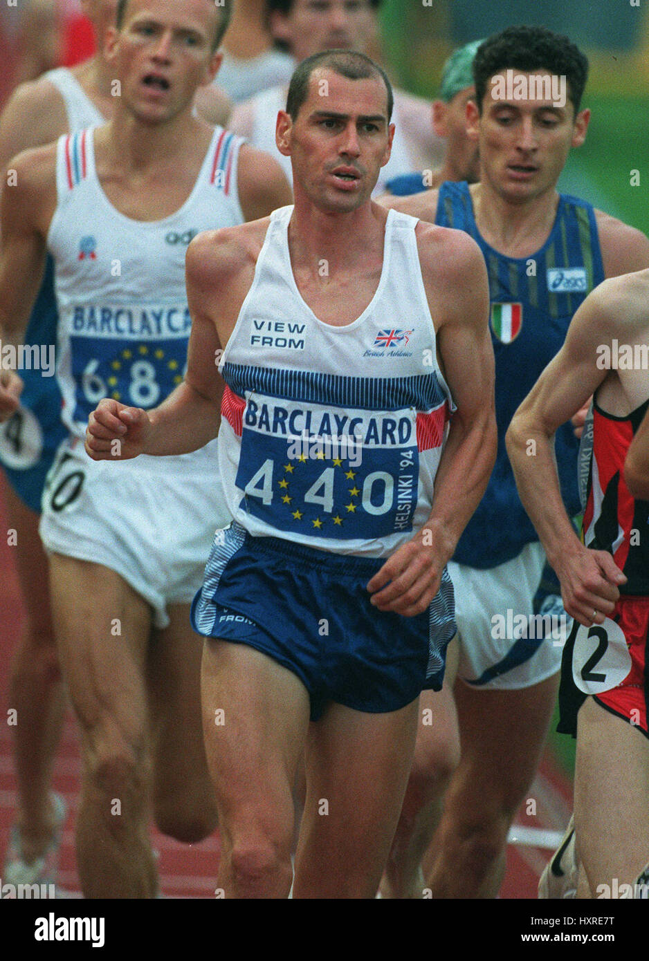 MARK ROWLAND EUROPEAN CHAMPS.HELSINKI 1994 16 August 1994 Stock Photo ...