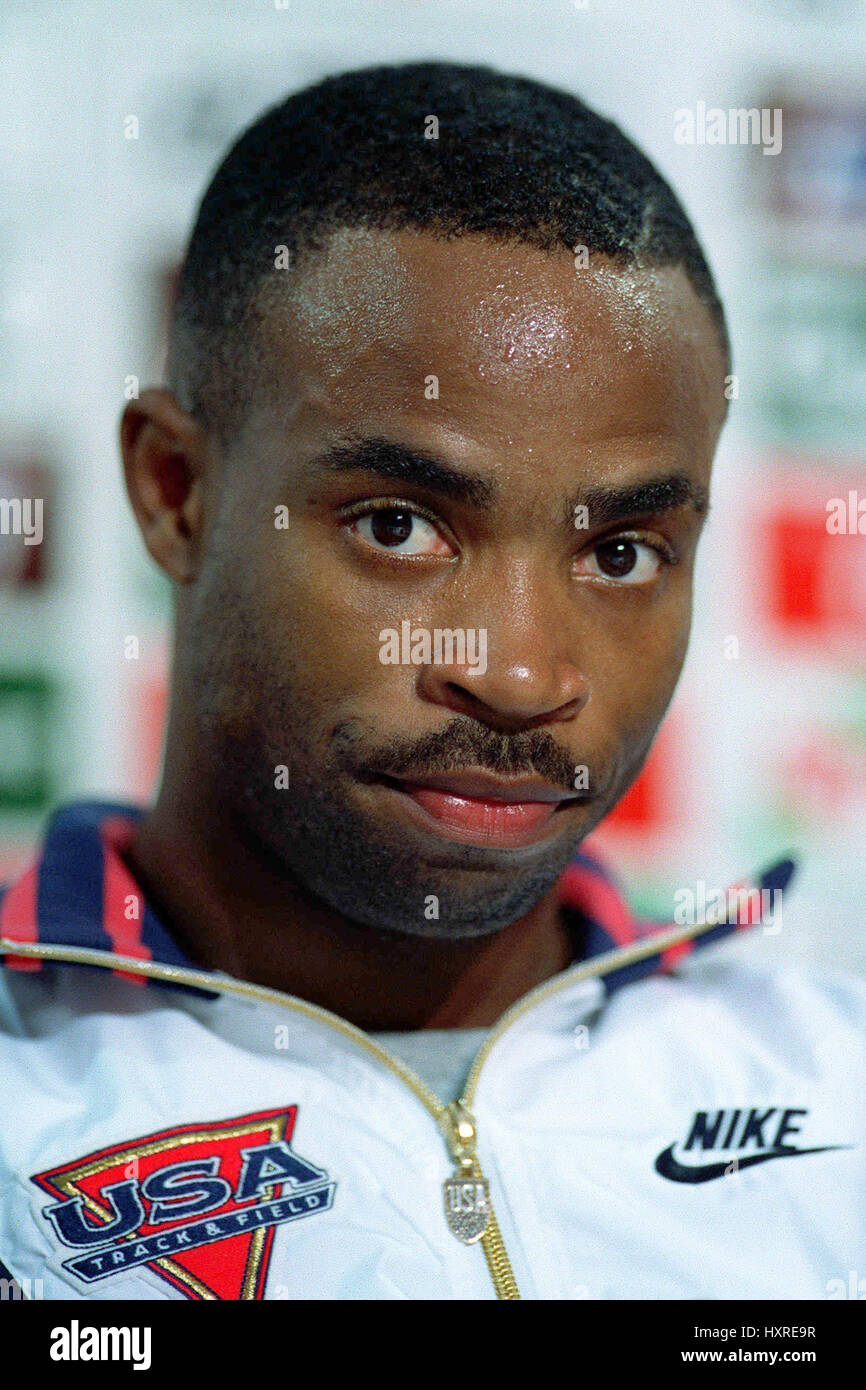 ANDRE CASON 100 METRES 19 August 1993 Stock Photo - Alamy