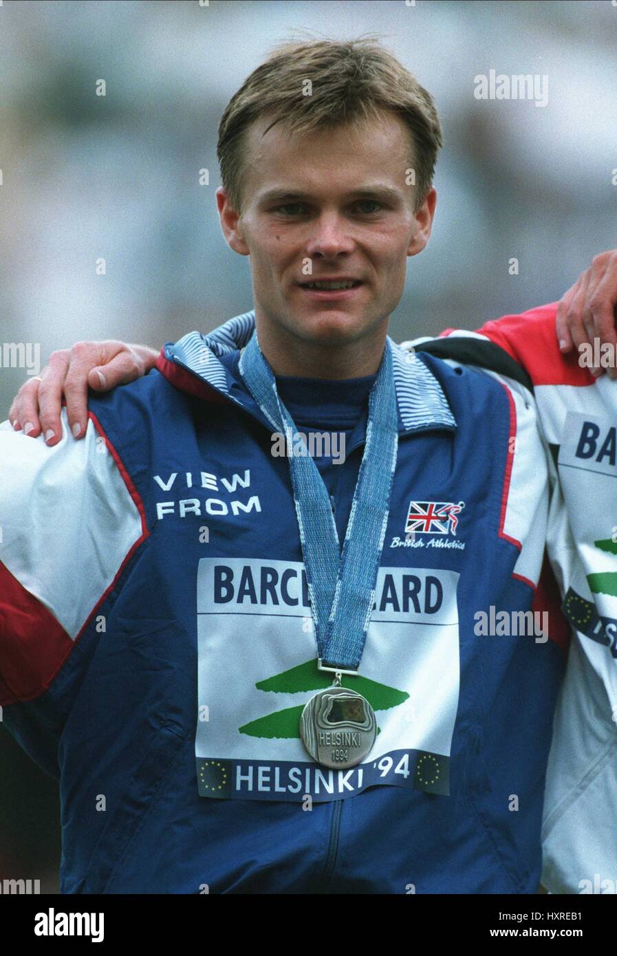 ROB DENMARK EUROPEAN CHAMPS.HELSINKI 1994 30 August 1994 Stock Photo ...