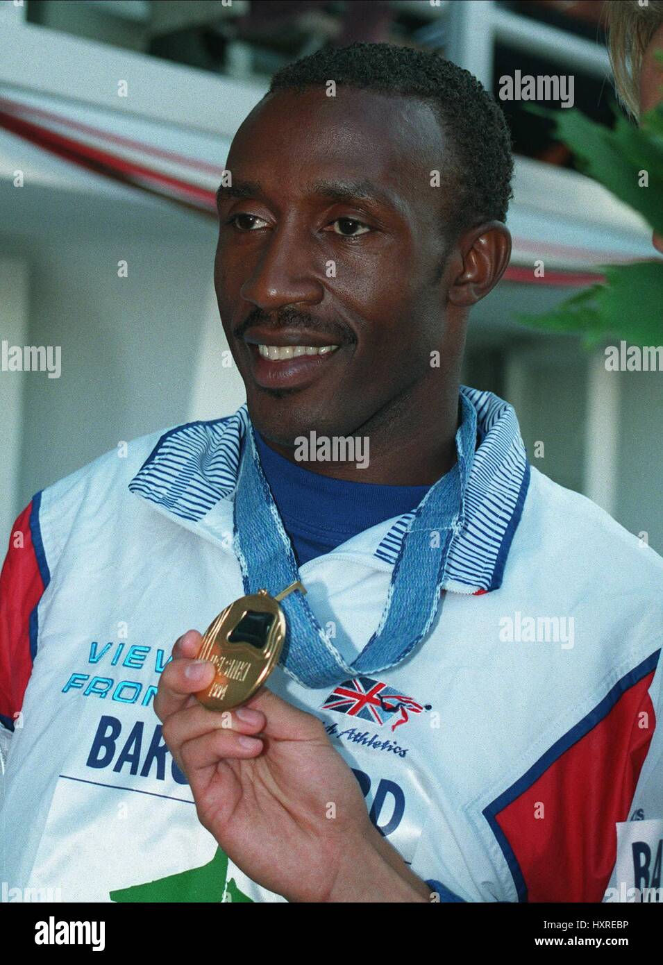 LINFORD CHRISTIE EUROPEAN CHAMPS.HELSINKI 1994 05 September 1994 Stock ...