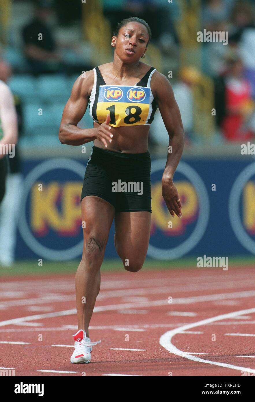 SIMMONE JACOBS 200 METRES 17 July 1995 Stock Photo - Alamy