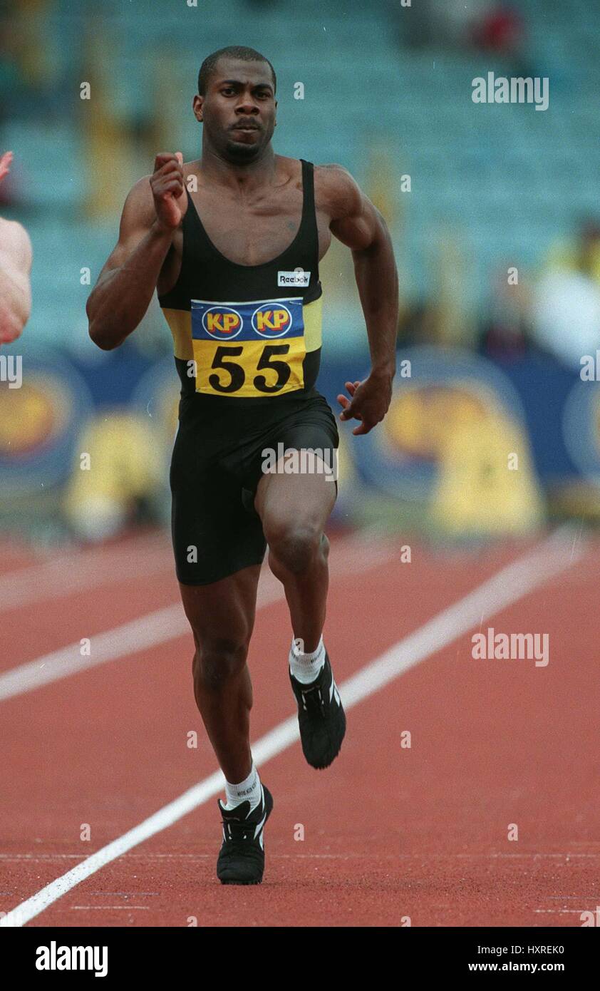 JASON JOHN 200 METRES 17 July 1995 Stock Photo - Alamy