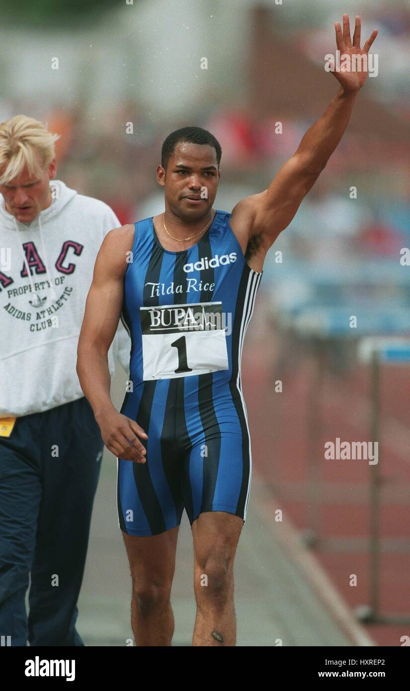 DUAINE LADEJO 400 METRES 11 January 1996 Stock Photo - Alamy