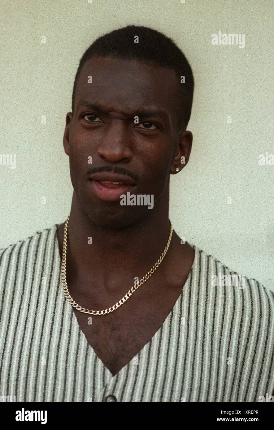 MICHAEL JOHNSON USA 06 February 1996 Stock Photo - Alamy