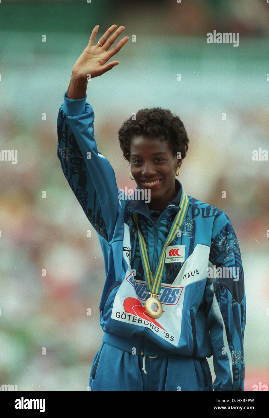 FIONA MAY WORLD CHAMPIONSHIPS 01 September 1995 Stock Photo - Alamy