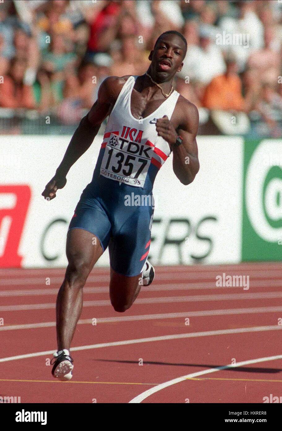 MICHAEL JOHNSON WORLD CHAMPIONSHIPS 01 September 1995 Stock Photo - Alamy