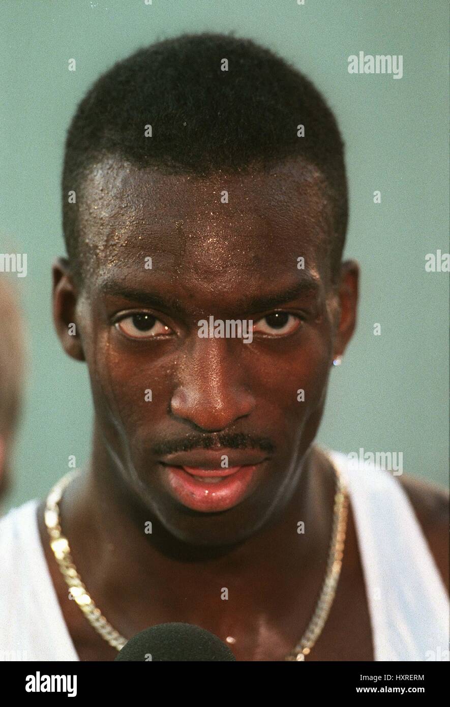 MICHAEL JOHNSON WORLD CHAMPIONSHIPS 06 February 1996 Stock Photo - Alamy