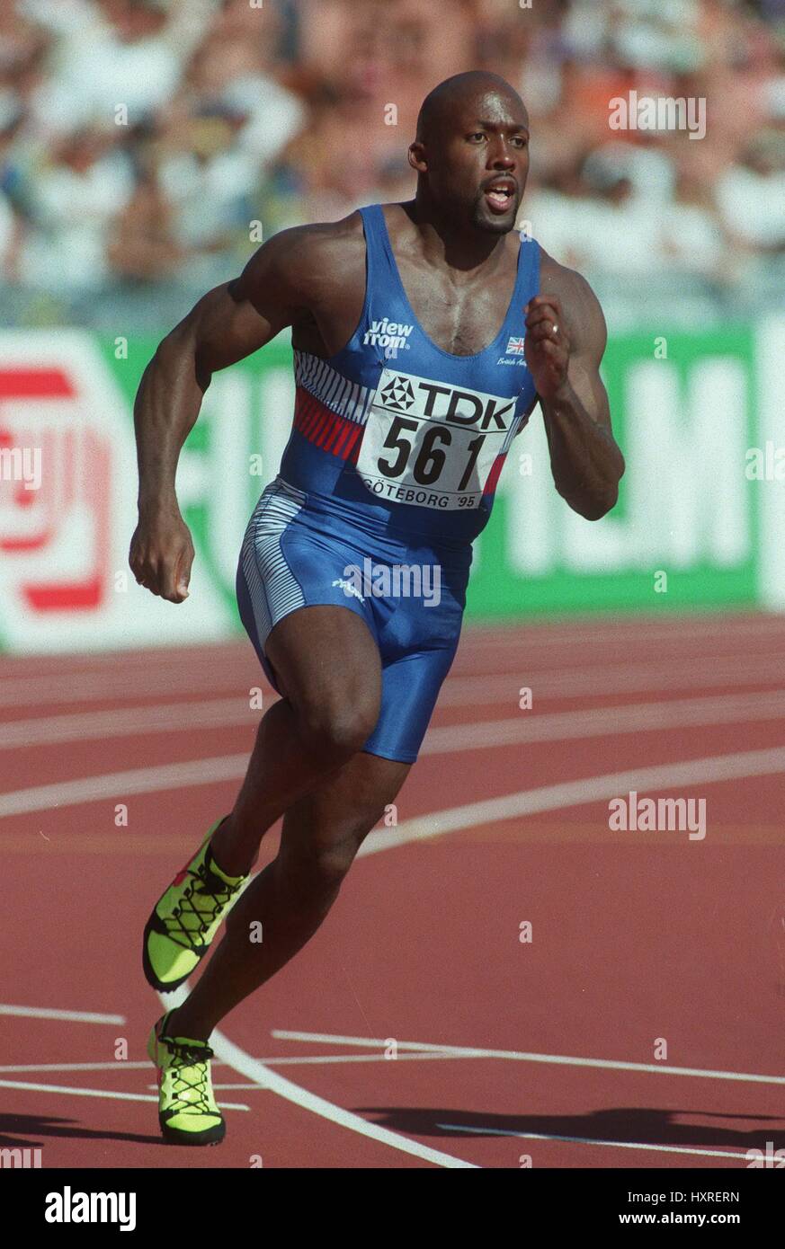 JOHN REGIS 200 METRES WORLD CHAMPS 02 September 1995 Stock Photo - Alamy