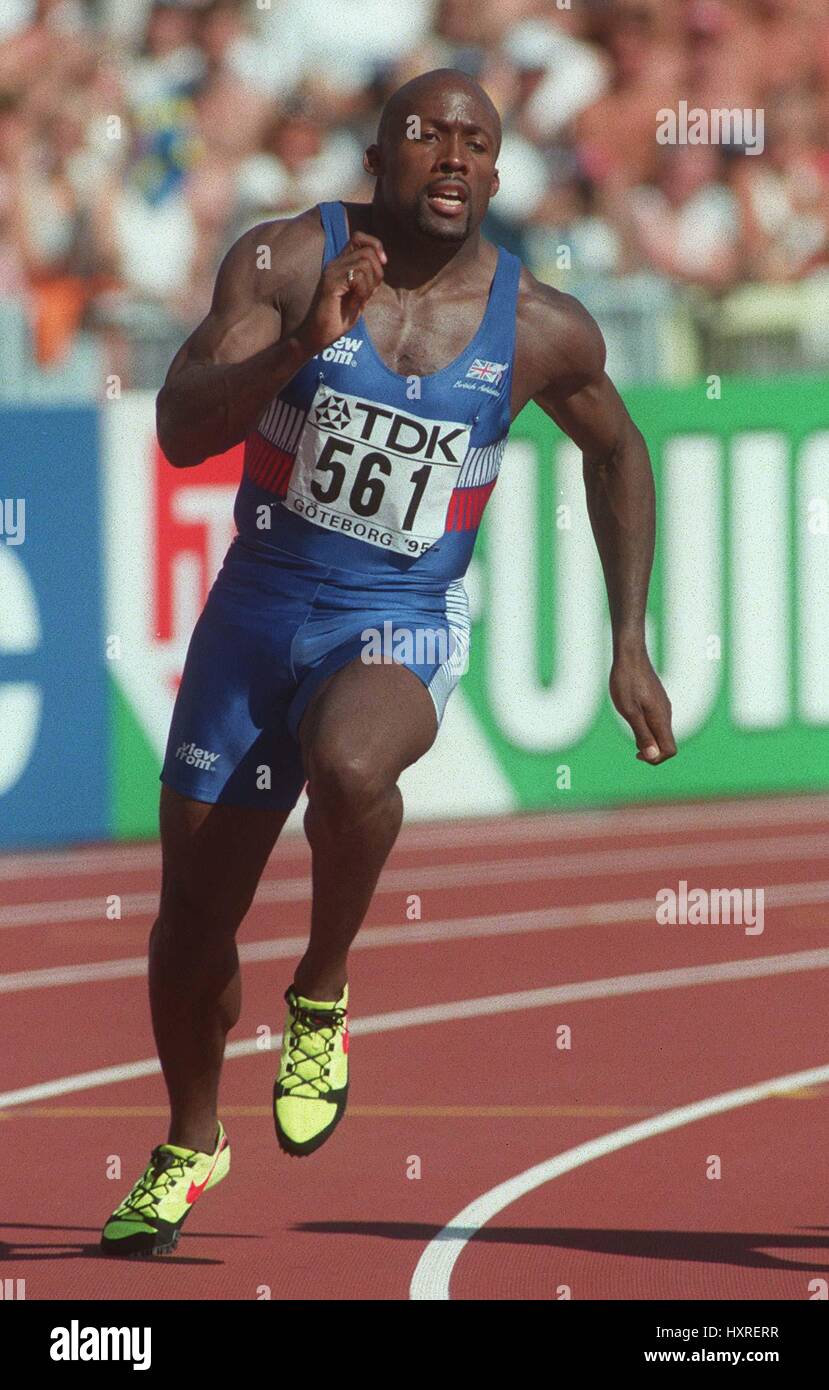 JOHN REGIS 200 METRES WORLD CHAMPS 02 September 1995 Stock Photo - Alamy