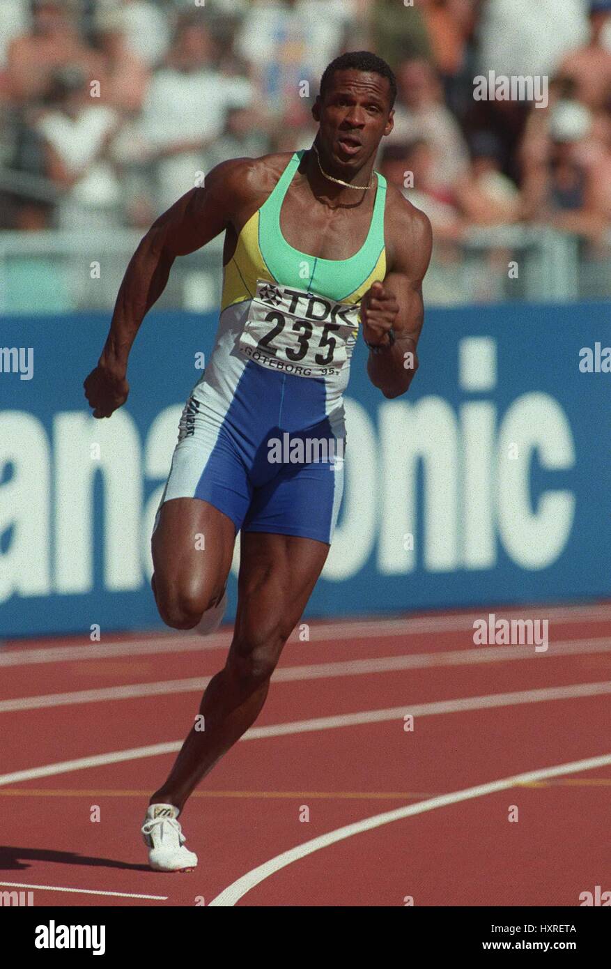 ROBSON DA SILVA 200 METRES WORLD CHAMPS 01 September 1995 Stock Photo ...