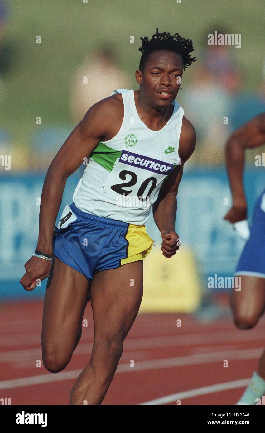 MARLON DEVONISH 200 METRES 18 June 1996 Stock Photo - Alamy