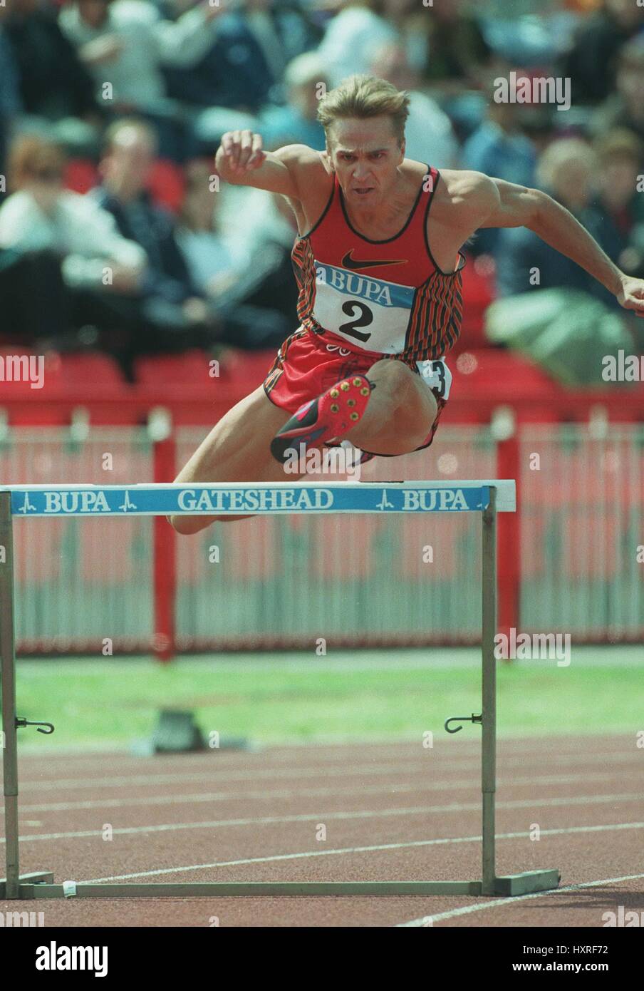 JONATHAN RIDGEON 400 METRES HURDLES 02 July 1996 Stock Photo - Alamy