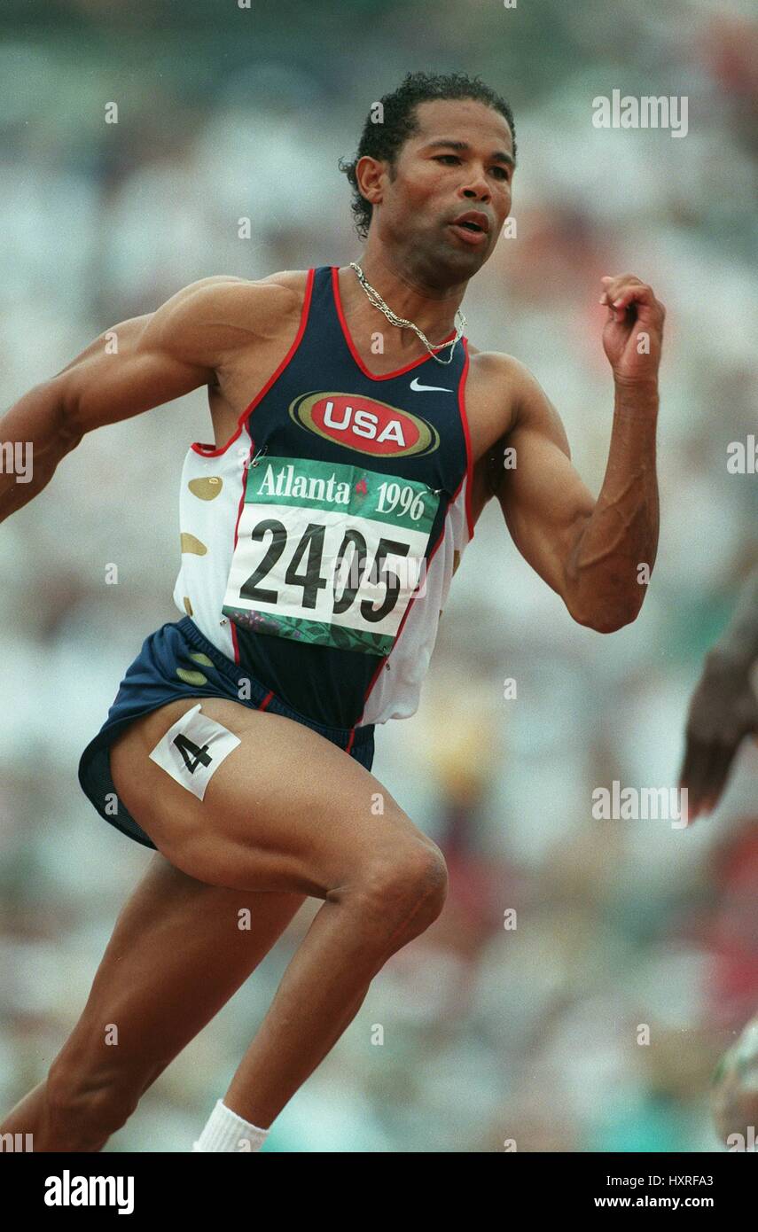 JEFF WILLIAMS 200 METRES ATLANTA 1996. 04 August 1996 Stock Photo - Alamy