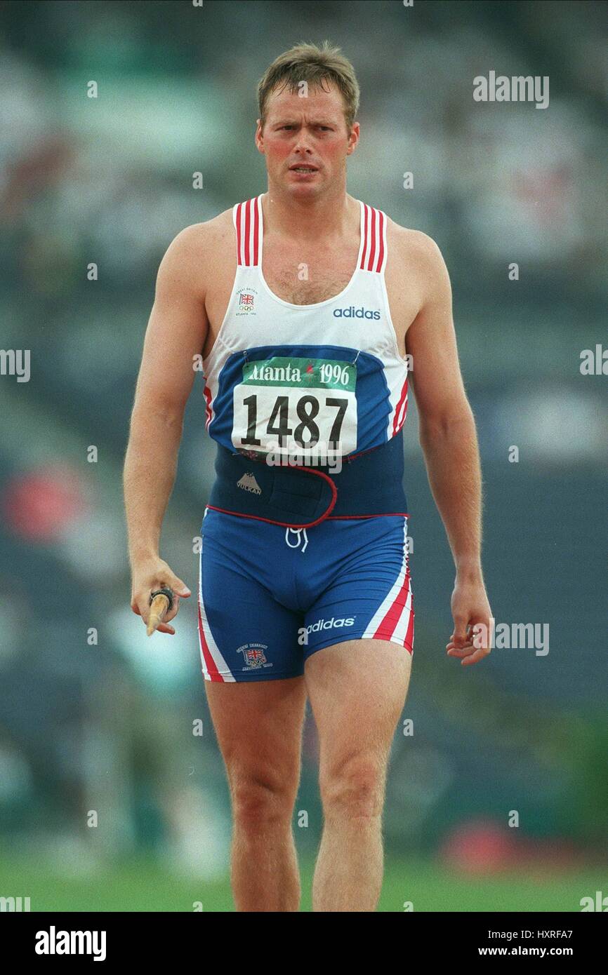 MICK HILL JAVELIN 04 August 1996 Stock Photo - Alamy