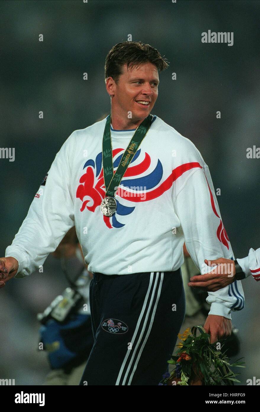 STEVE BACKLEY JAVELIN 01 August 1996 Stock Photo - Alamy