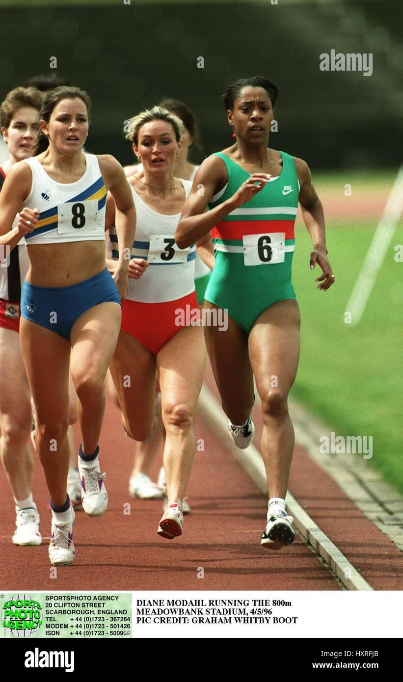 DIANE MODAHL 800 METRES 04 May 1996 Stock Photo - Alamy