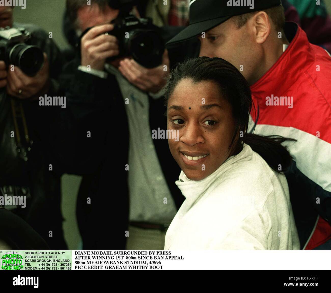 DIANE MODAHL 800 METRES 04 May 1996 Stock Photo - Alamy