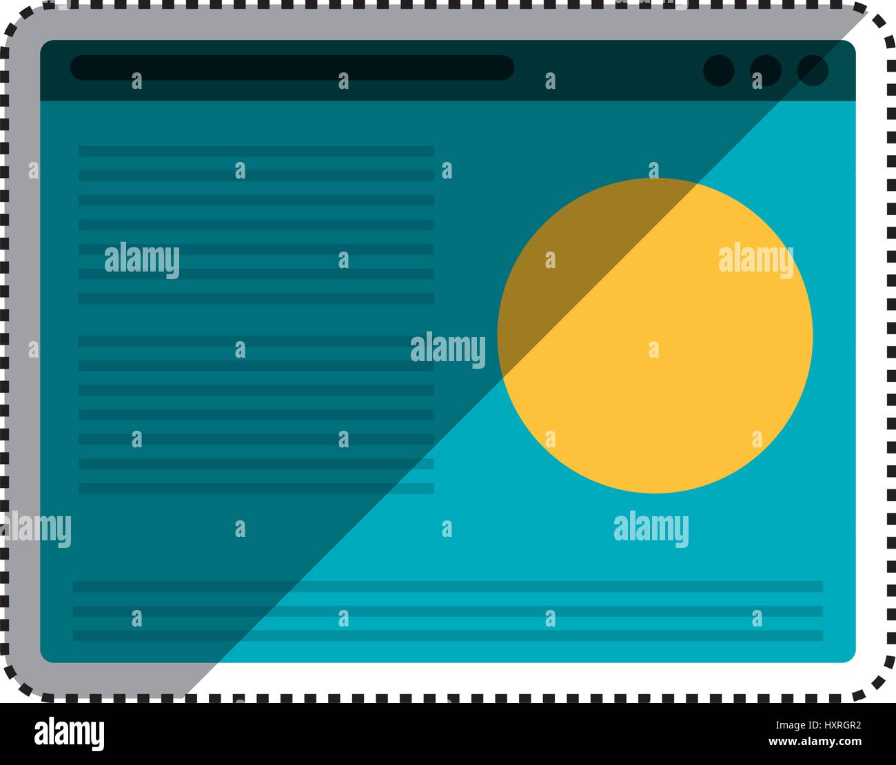 Website internet page Stock Vector Image & Art - Alamy
