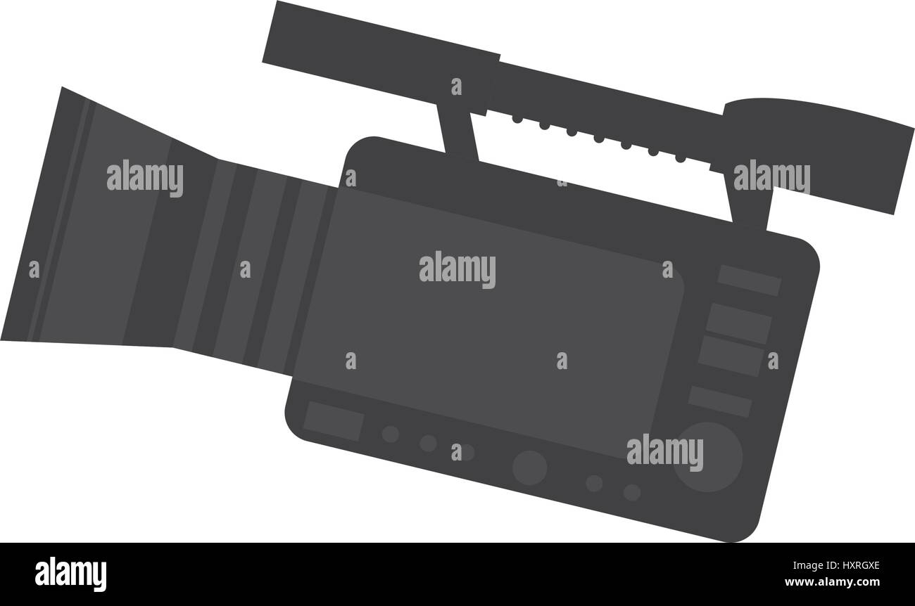 Professional camcorder isolated Stock Vector Image & Art - Alamy