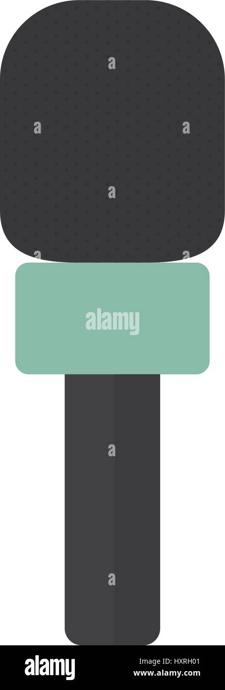 Interview microphone equipment Stock Vector Image & Art - Alamy