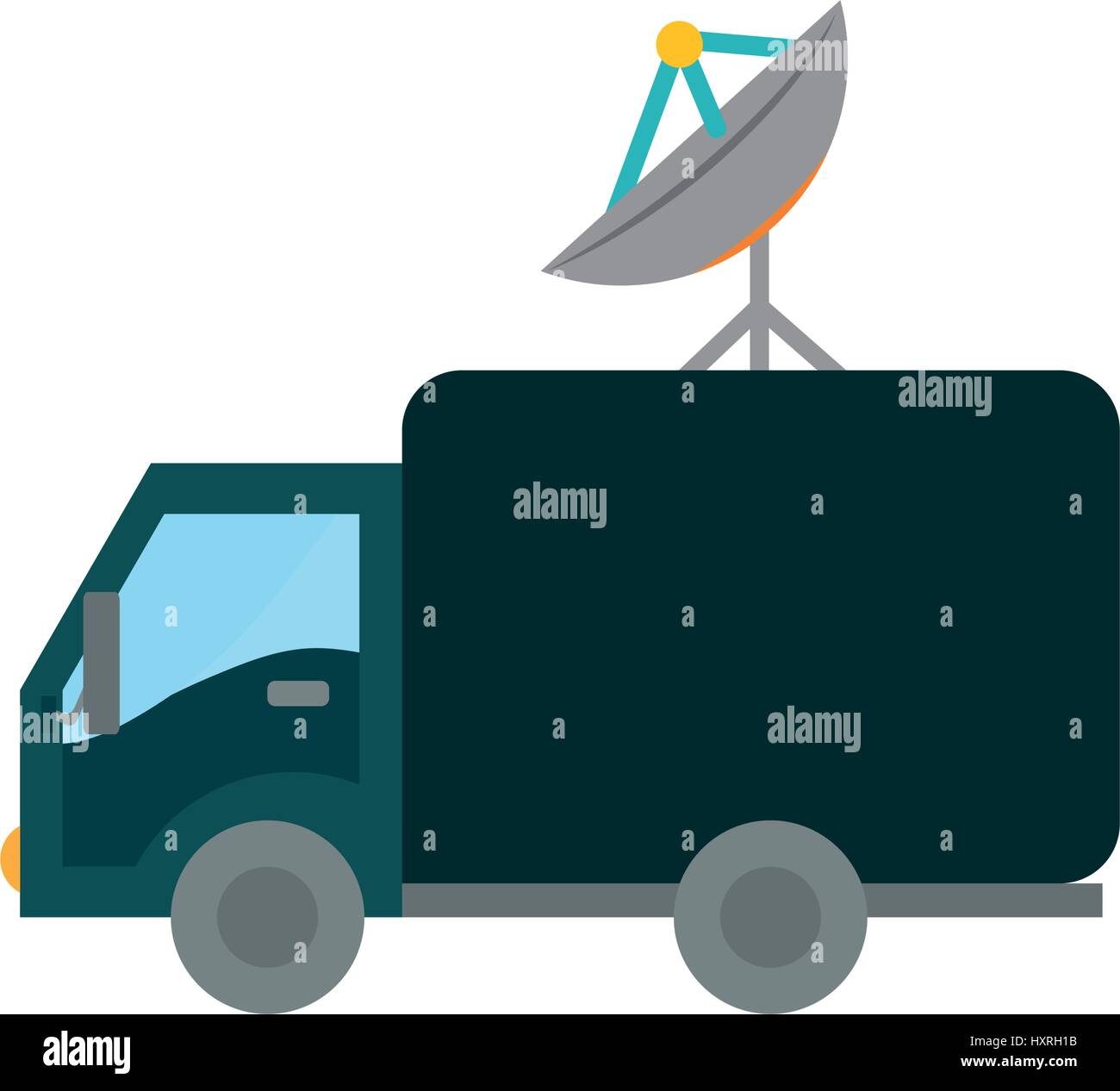 News van vehicle Stock Vector Image & Art - Alamy