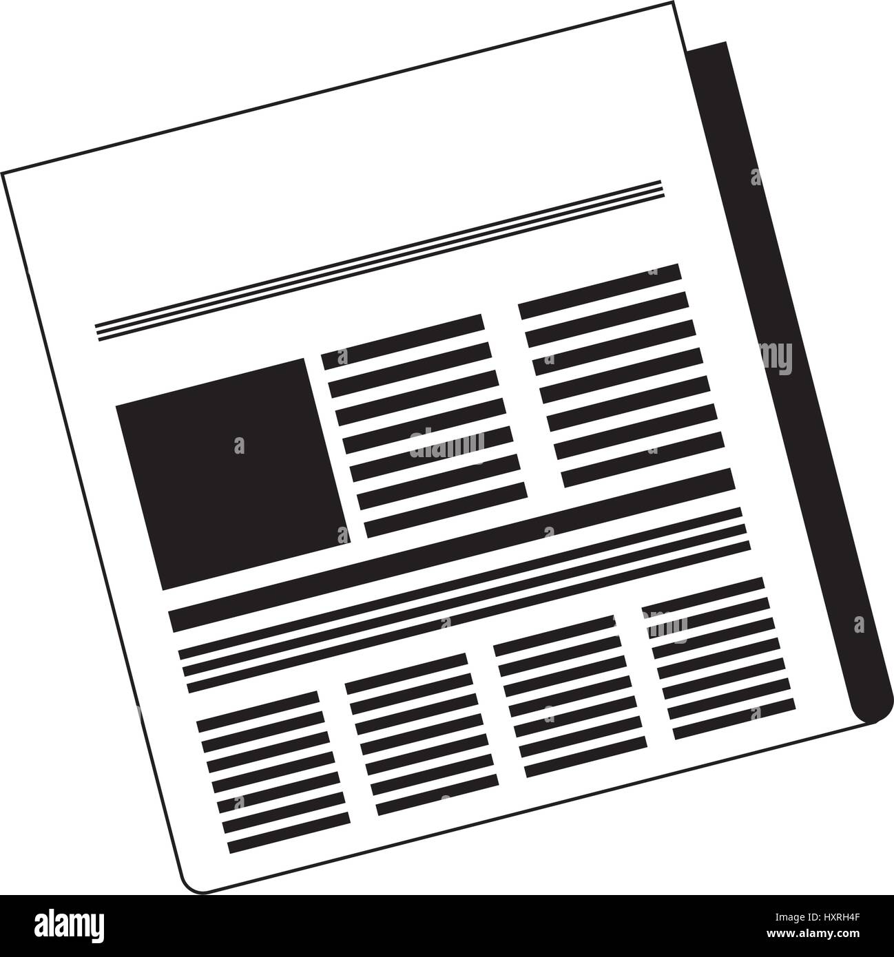 News sheets Stock Vector Images - Alamy