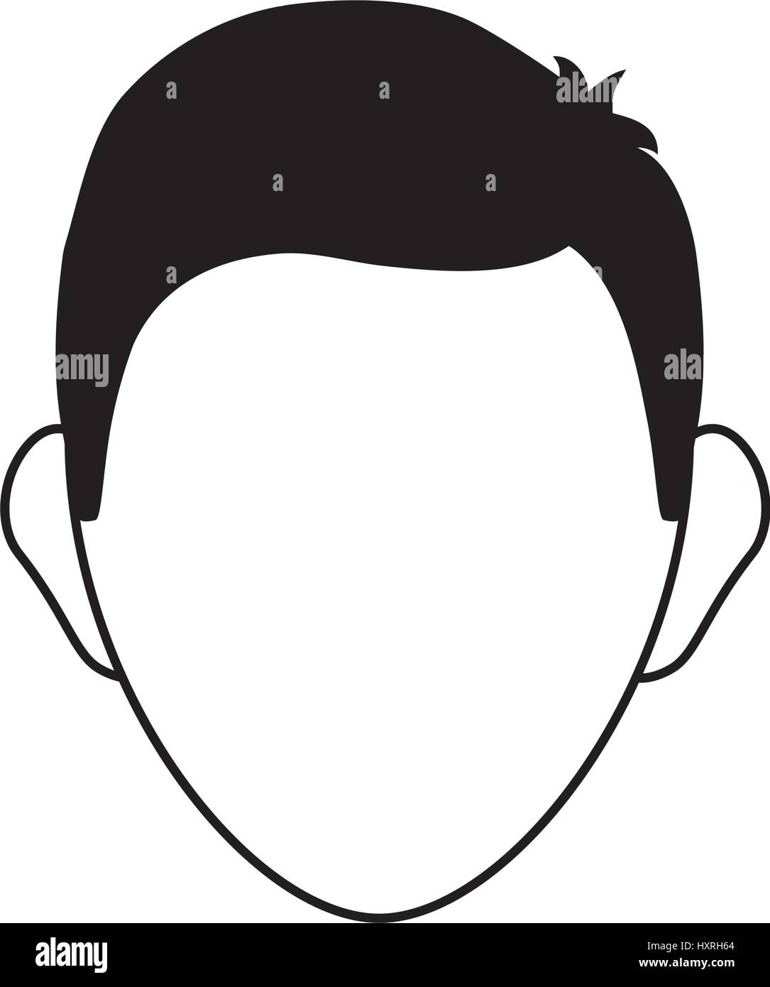 Man faceless head Stock Vector Image & Art - Alamy